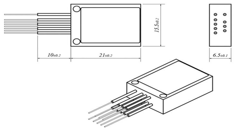 6 Channels Coarse Wavelength Division Multiplexer Module (CWDM) with ...